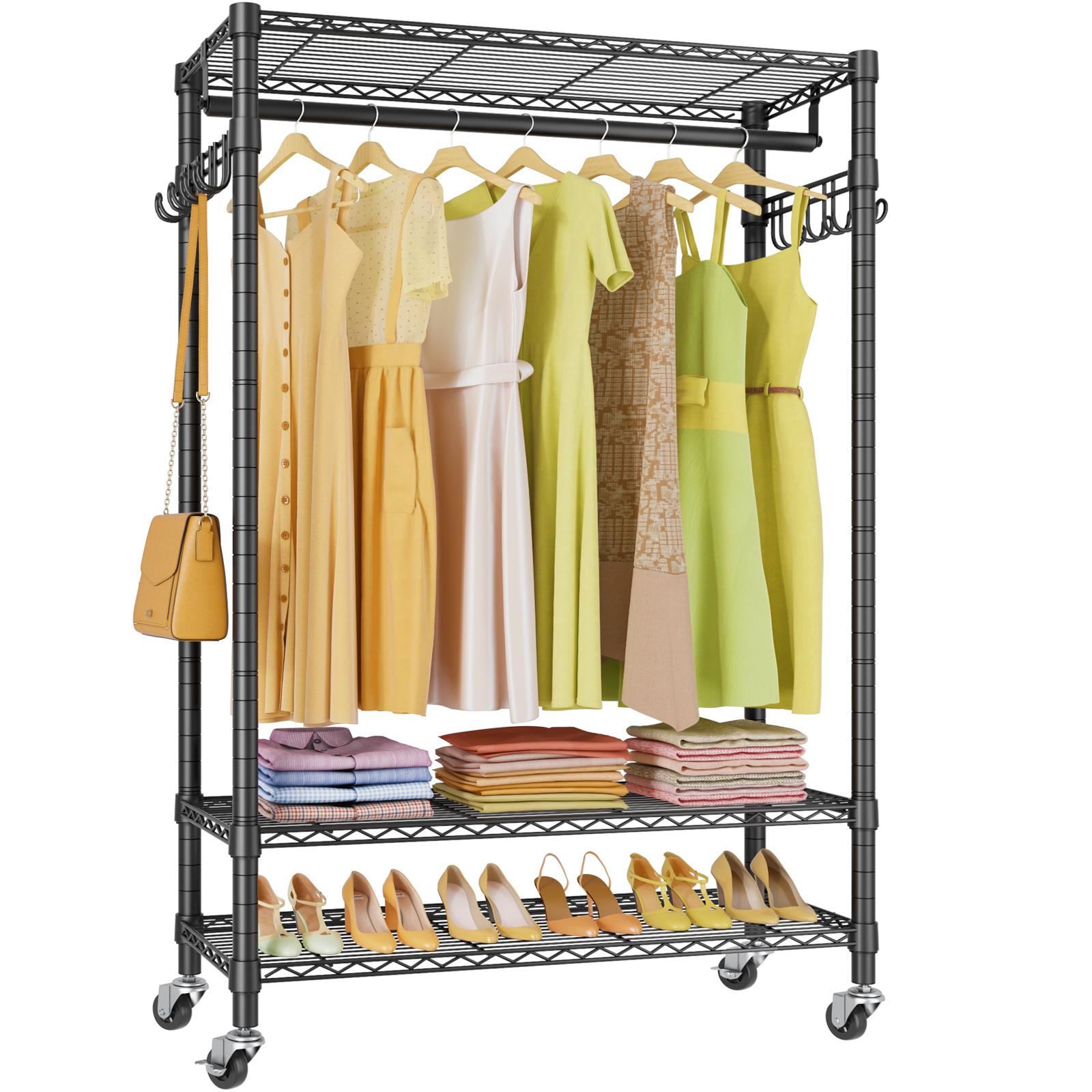 VIPEK L4 Garment Rack L Shaped Clothes Rack for Corner, Freestanding ...