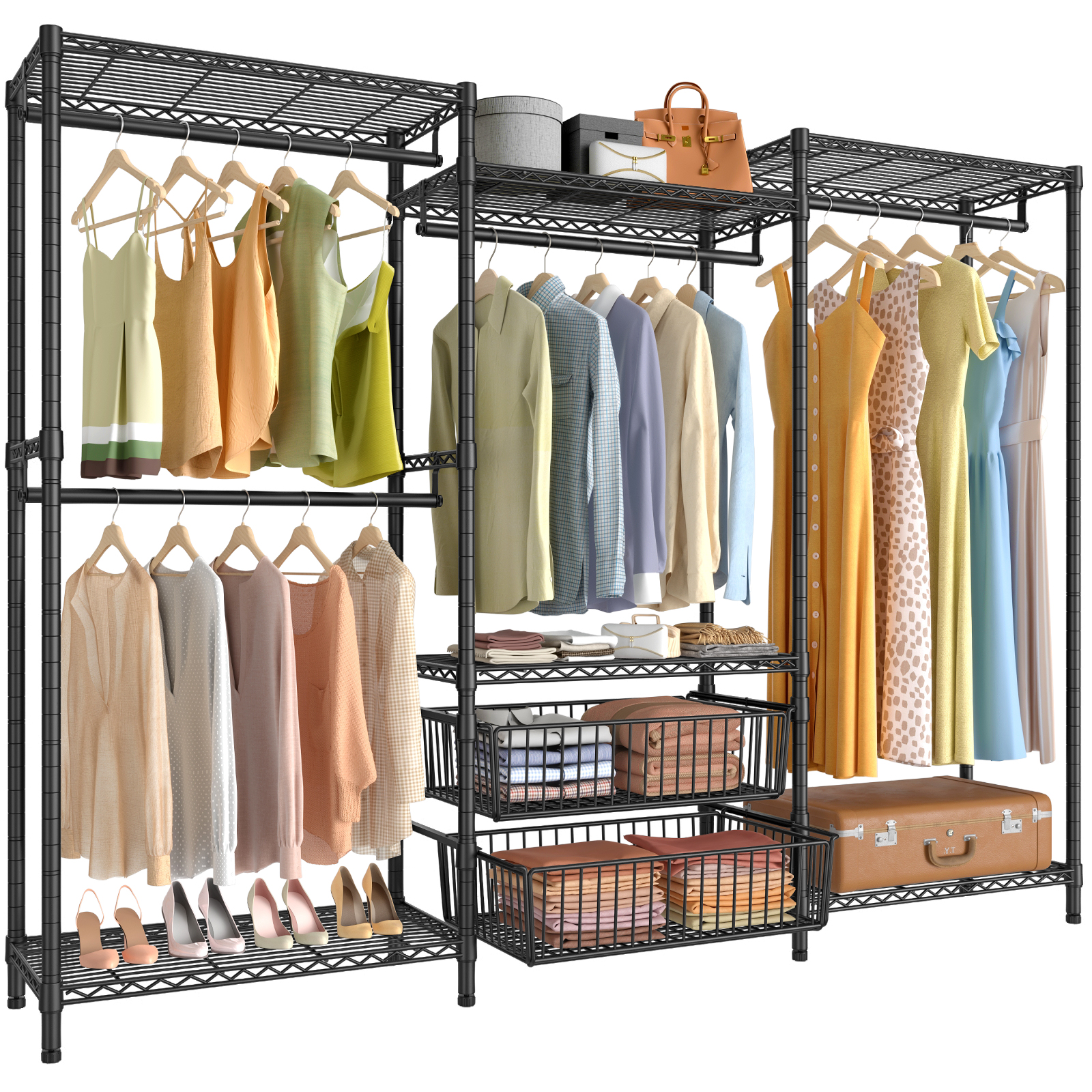 VIPEK V10i Wire Portable Closet Heavy Duty Clothes Rack, Adjustable ...