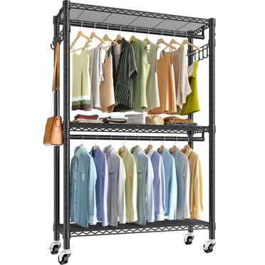 VIPEK V5L Garment Rack Heavy Duty Covered Clothes Rack with Dimmable ...