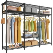VIPEK L4 Heavy Duty Standing Metal Garment Rack, L Shaped Organizer ...