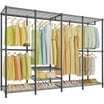 VIPEK V5L Garment Rack Heavy Duty Clothes Rack with Dimmable LED Lights ...