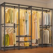 VIPEK V5L Garment Rack Heavy Duty Covered Clothes Rack with Dimmable ...