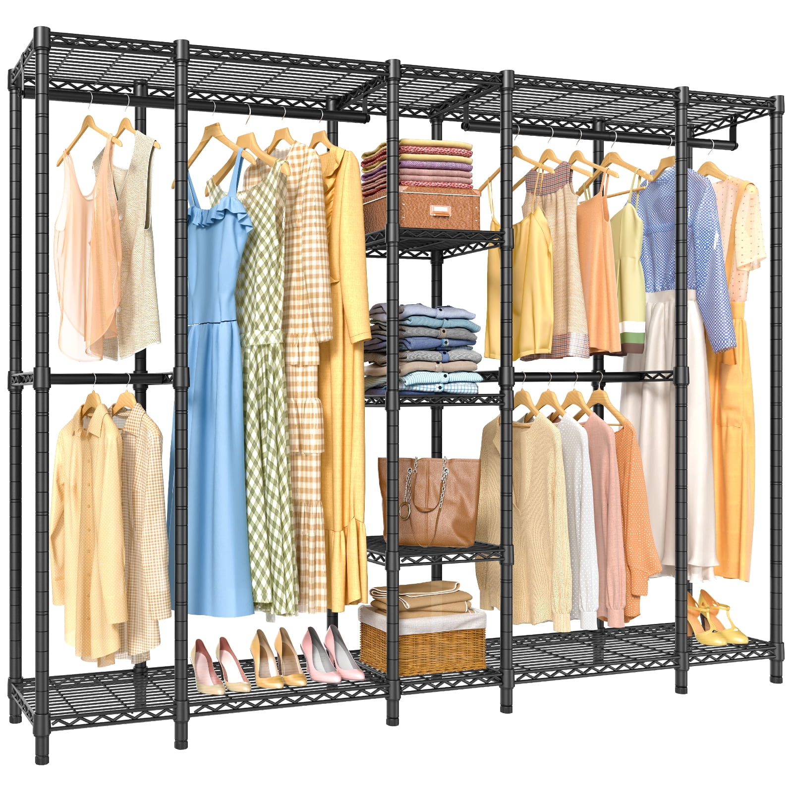 VIPEK V50 Wire Garment Rack Heavy Duty Clothes Rack, Large Portable ...