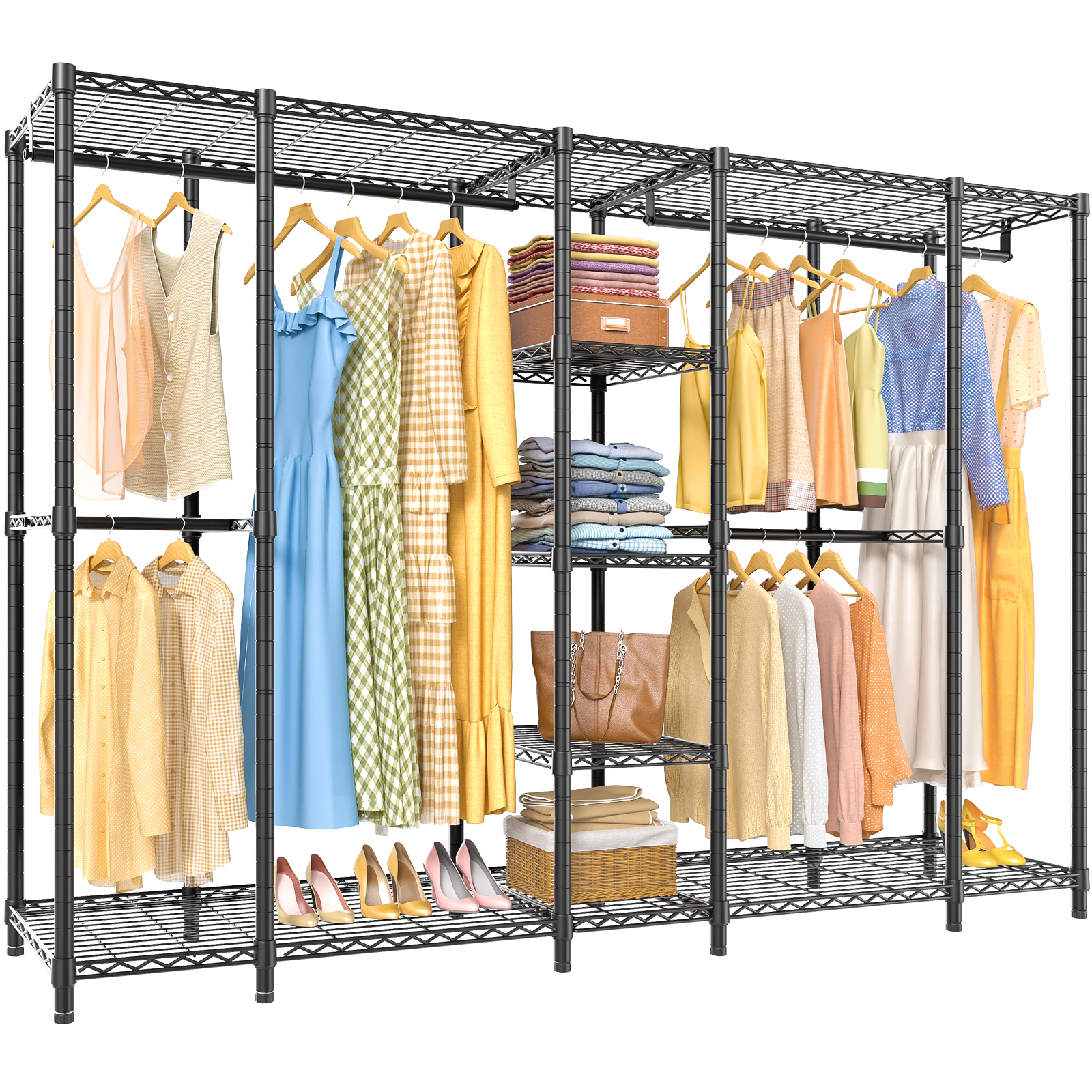 VIPEK V40 Plus Extra Large Clothes Rack Heavy Duty Clothing Rack ...