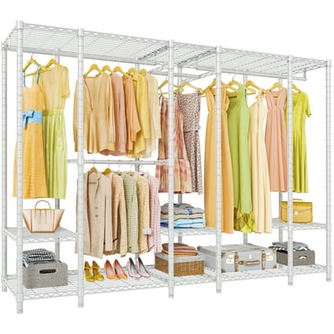 VIPEK V5L Garment Rack Heavy Duty Covered Clothes Rack with Dimmable ...