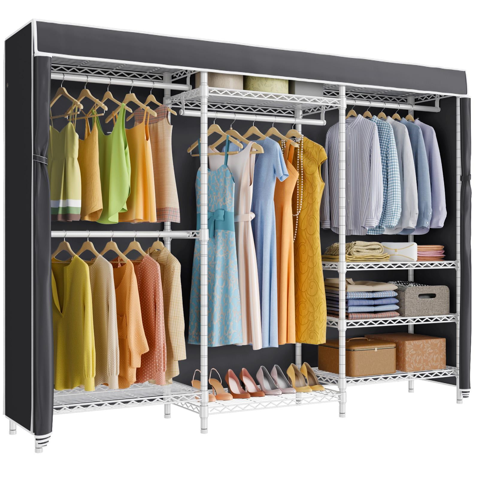 VIPEK V5C Plus Covered Clothes Rack Portable Wardrobe Closet with Cover ...