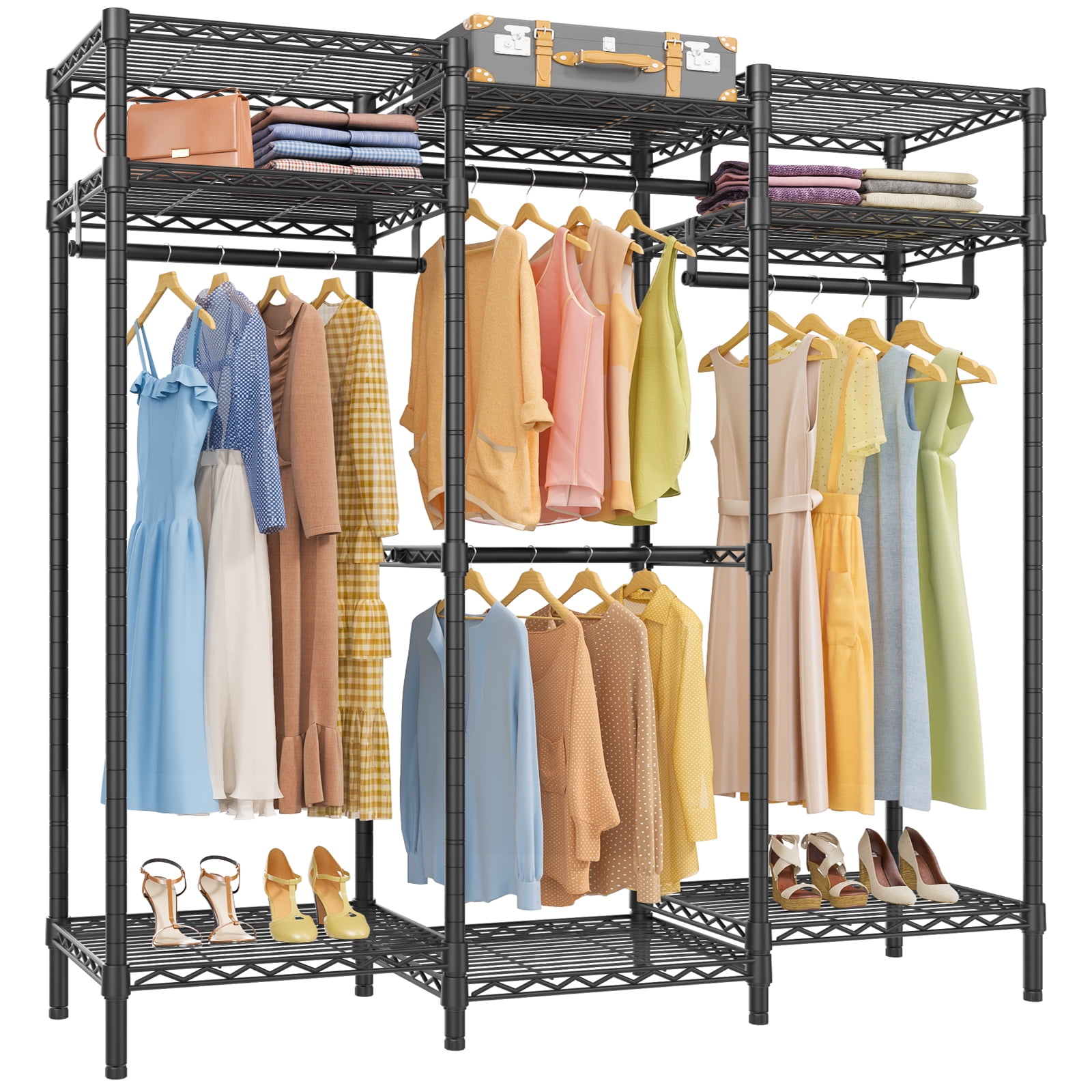 VIPEK V5i Freestanding Garment Rack, Heavy Duty, Bedroom Armoires ...