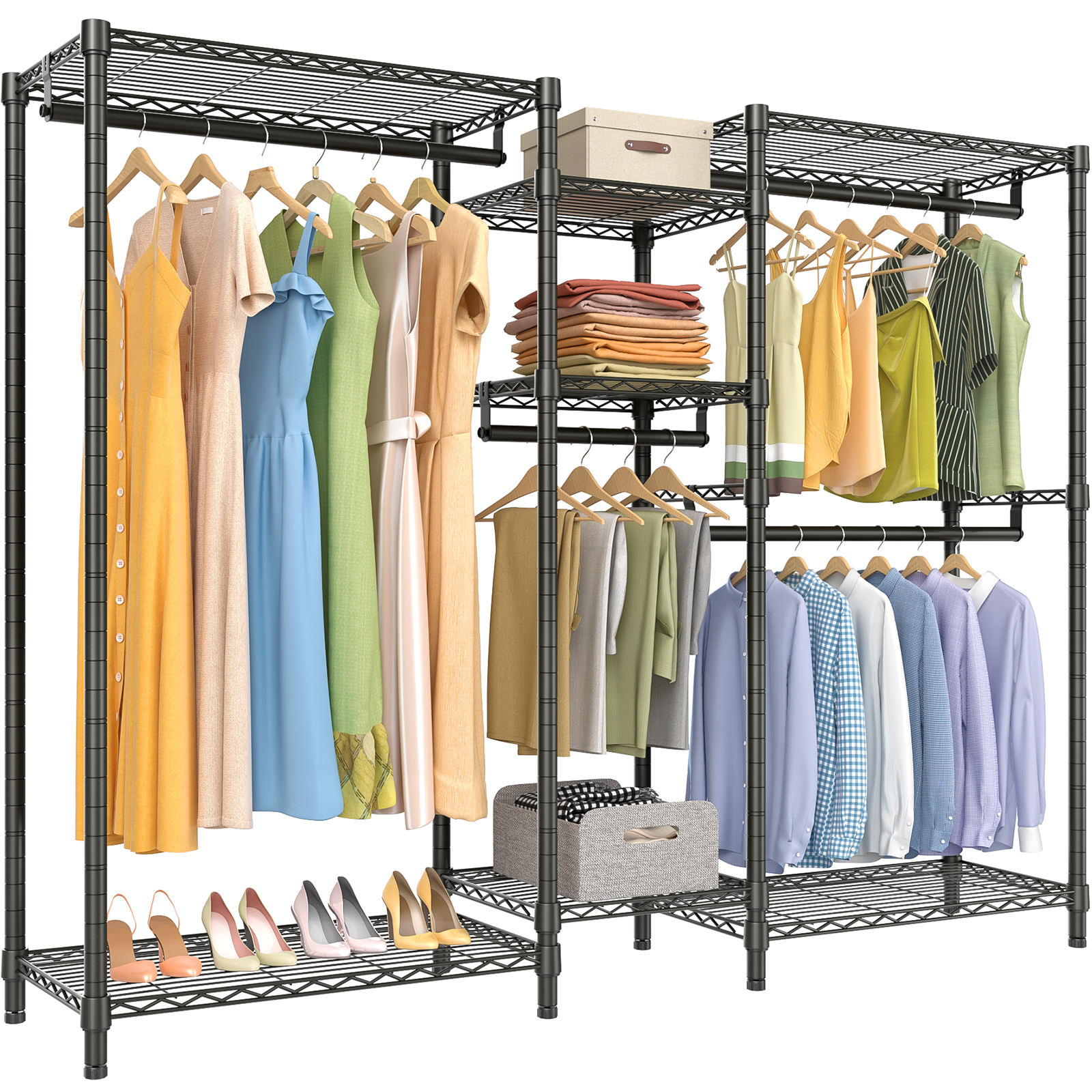 VIPEK S3 Heavy Duty Garment Rack Free Standing Clothes Rack Closet ...