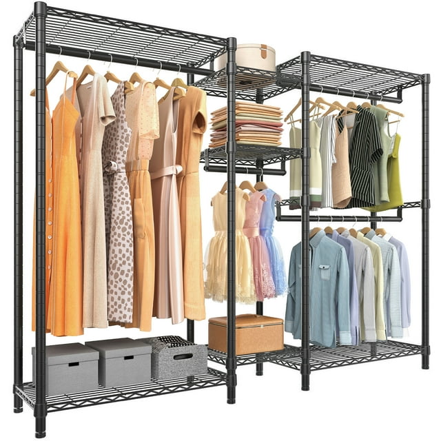 VIPEK V6 Wire Garment Rack, 71.2" L x 14.6" W x 76.8" H, Max Load ...