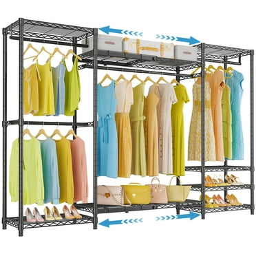 VIPEK V5LC Garment Rack Heavy Duty Covered Clothes Rack with Dimmable ...