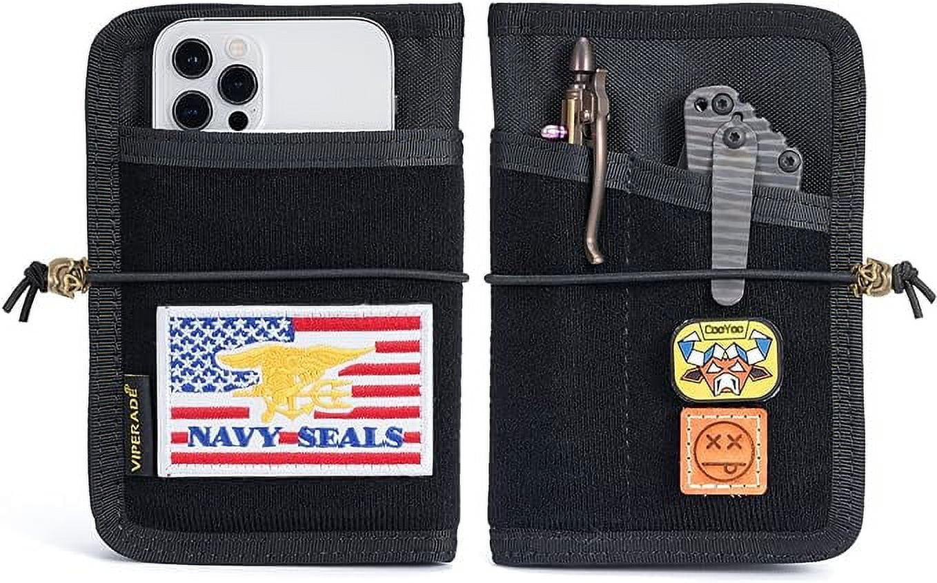 VIPERADE VE11 Pocket Journal Pouch, EDC Wallet Small Notebook Cover ...