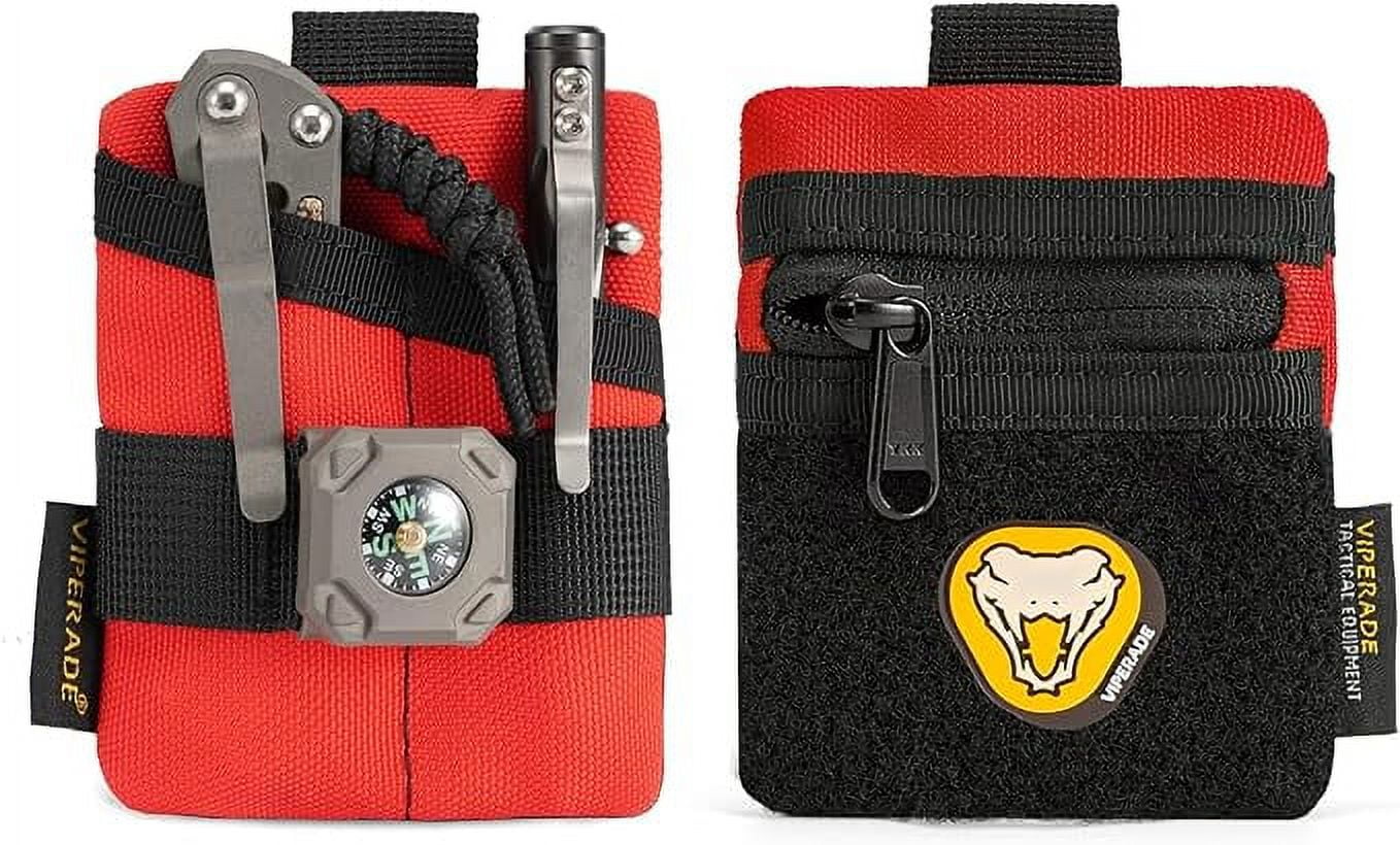 VIPERADE VE13 Mini EDC Pouch, Small Pocket Organizer with DIY Patches ...