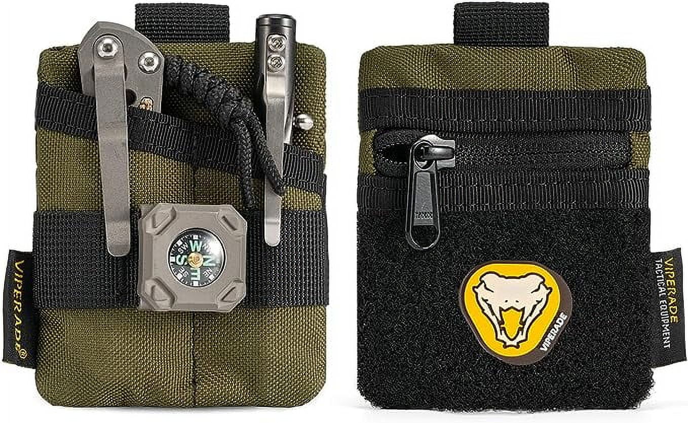 VIPERADE VE13 Mini EDC Pouch, Small Pocket Organizer with DIY Patches ...