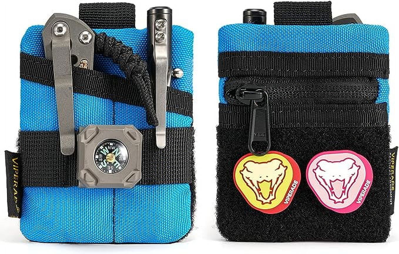 VIPERADE VE13 Mini EDC Pouch, Small Pocket Organizer with DIY Patches ...