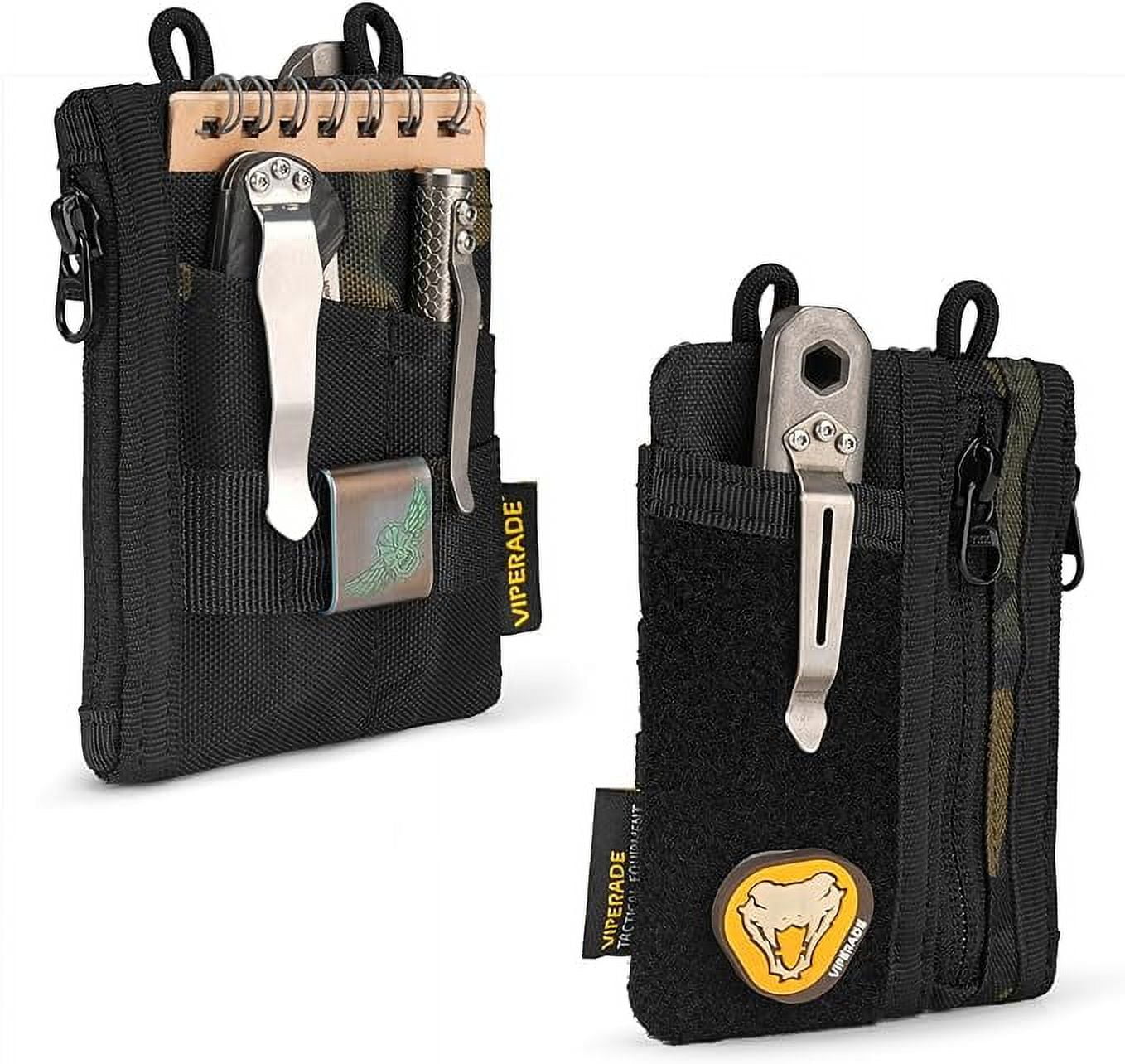 VIPERADE VE18-S Small EDC Pouch, Mini Pocket Organizer Pouch for Men ...
