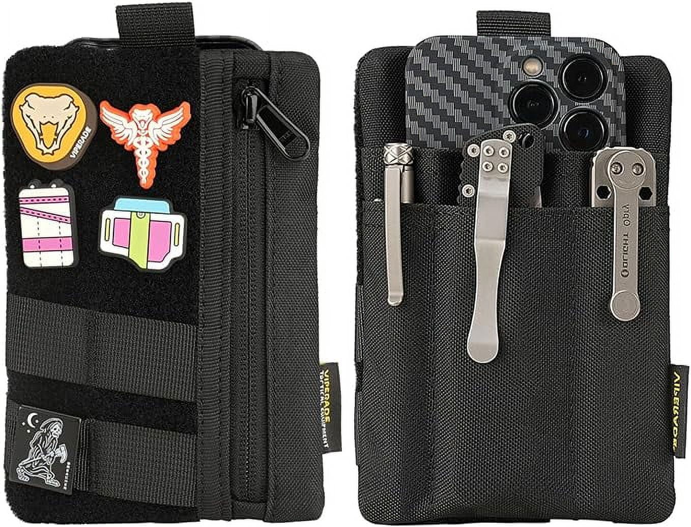 VIPERADE VE27 EDC Pouch, 6 Pockets EDC Organizer Pouch for Men, Cordura ...