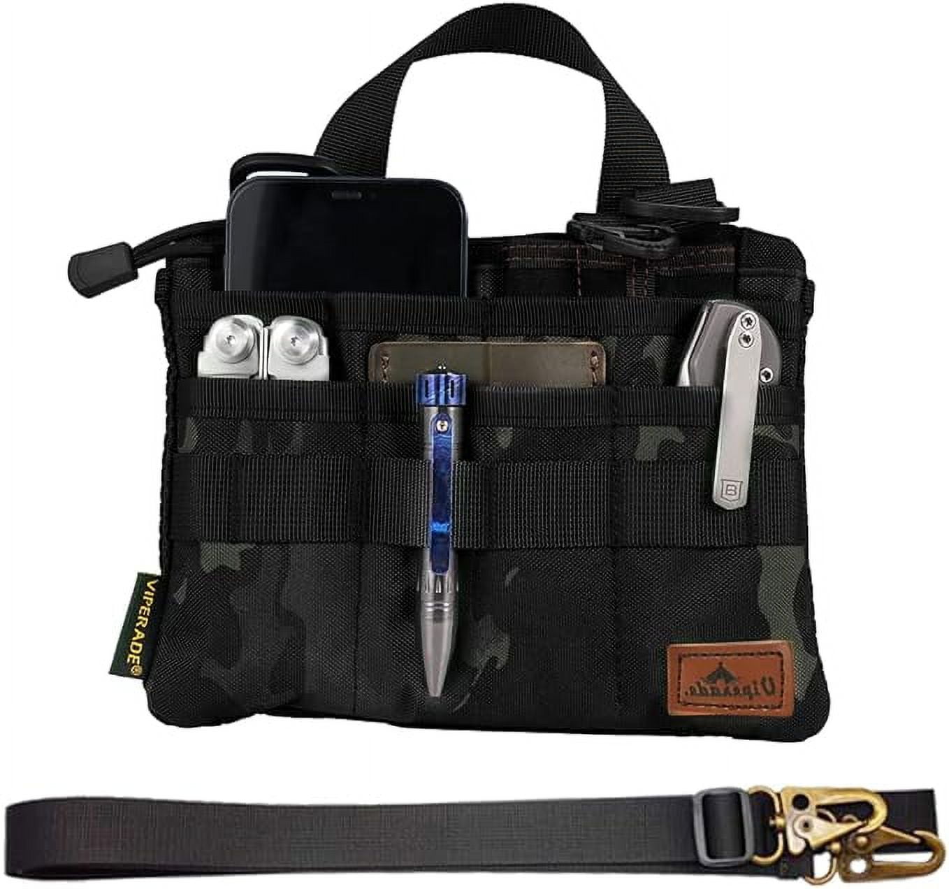 VIPERADE VE5 EDC Pocket Organizer for Men, EDC Pouch with 7 Pockets ...