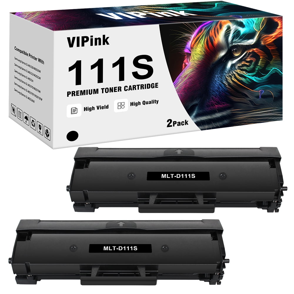 VIPInk 2-Pack Black Toner Cartridge with Chip, Compatible with Samsung ...