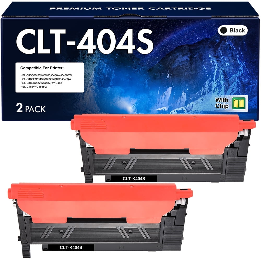 VIPInk 404S CLT-404S Toner cartridge Compatible for Samsung Samsung 404s 404 CLT-K404S Printer ...