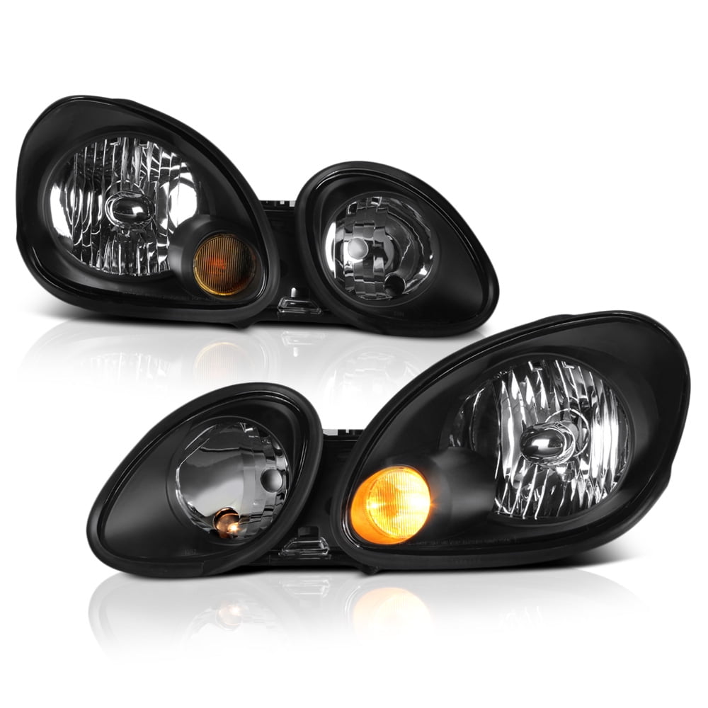 VIPMOTOZ Black Housing OE-Style Headlight Headlamp Assembly For 1998 ...