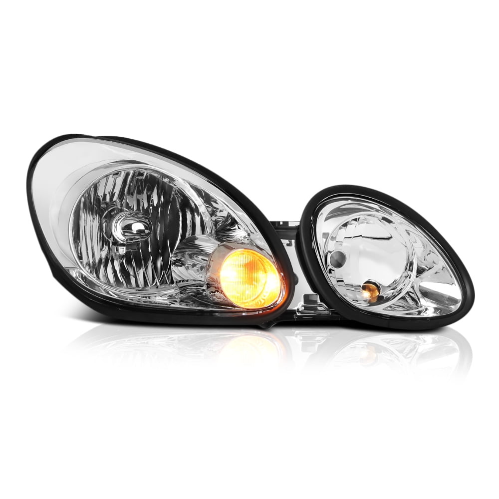 VIPMOTOZ Chrome Housing OE-Style Headlight Headlamp Assembly For 1998 ...