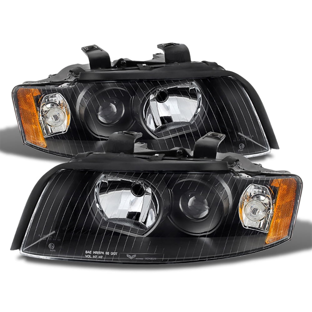 VIPMOTOZ OE-Style Projector Headlamp Assembly for Audi B6 A4 S4 Sedan ...