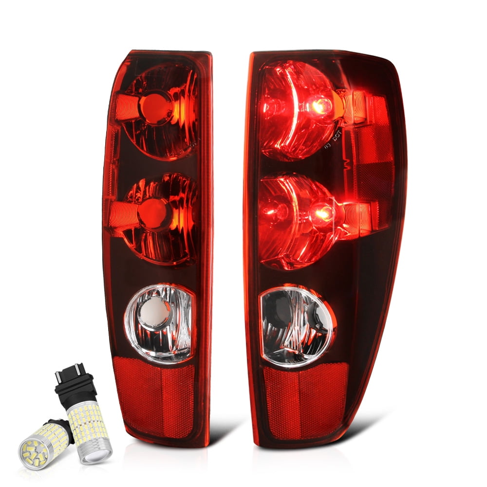VIPMOTOZ Red Lens OE-Style Tail Light Lamp Assembly For 2004-2012 Chevy ...