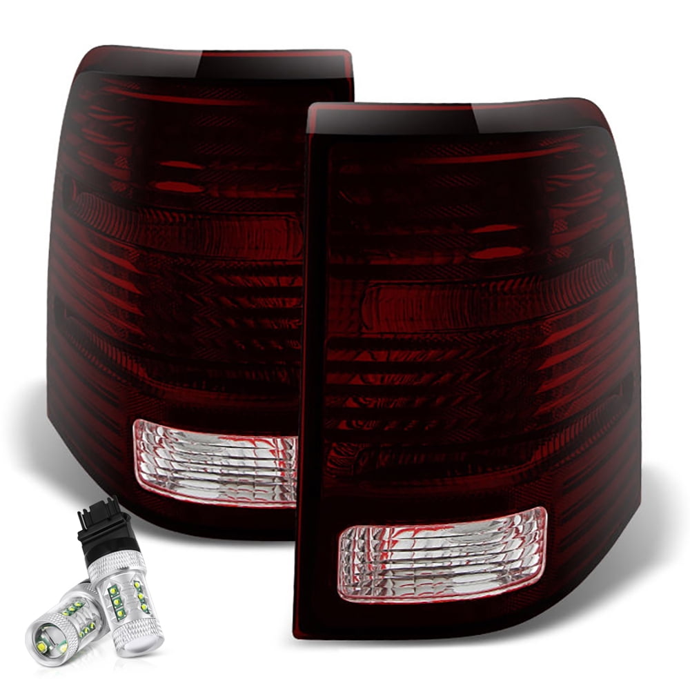 VIPMOTOZ Smoke Red Lens OE-Style Tail Light Lamp Assembly For 2002-2005 ...
