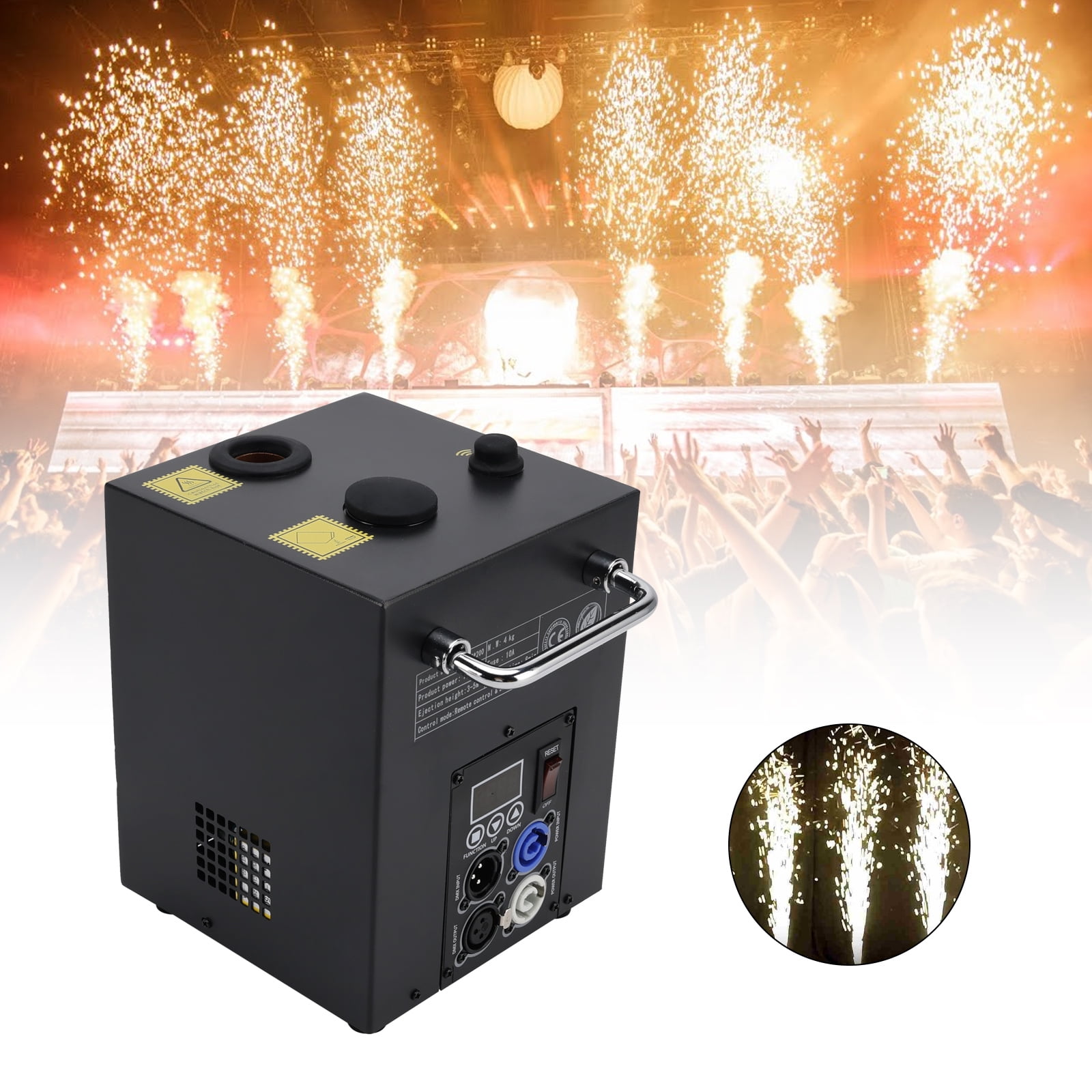 VIPQV 700W Cold Spark Machine with 6.6-16.4FT Adjustable Height ...