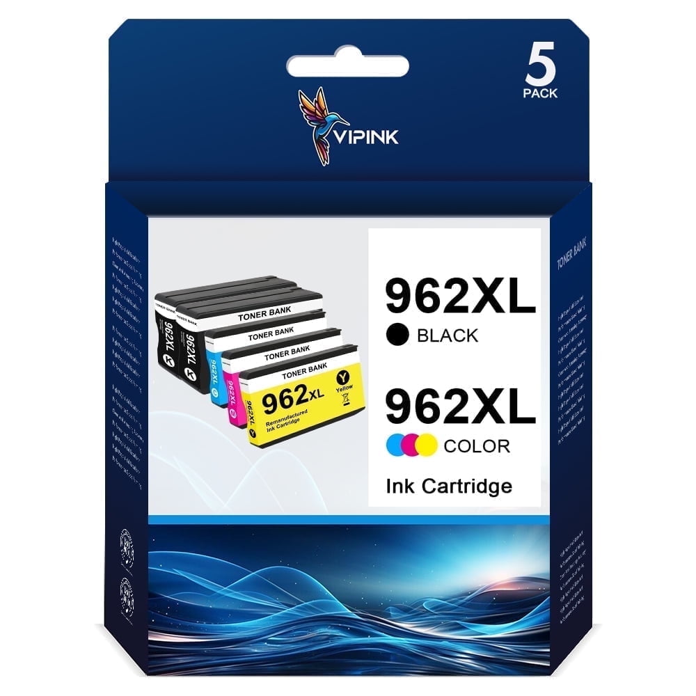 962XL 962 Ink Cartridges Compatible for HP 962 962XL Combo Pack for OfficeJet Pro 9015 9020 9018 ...
