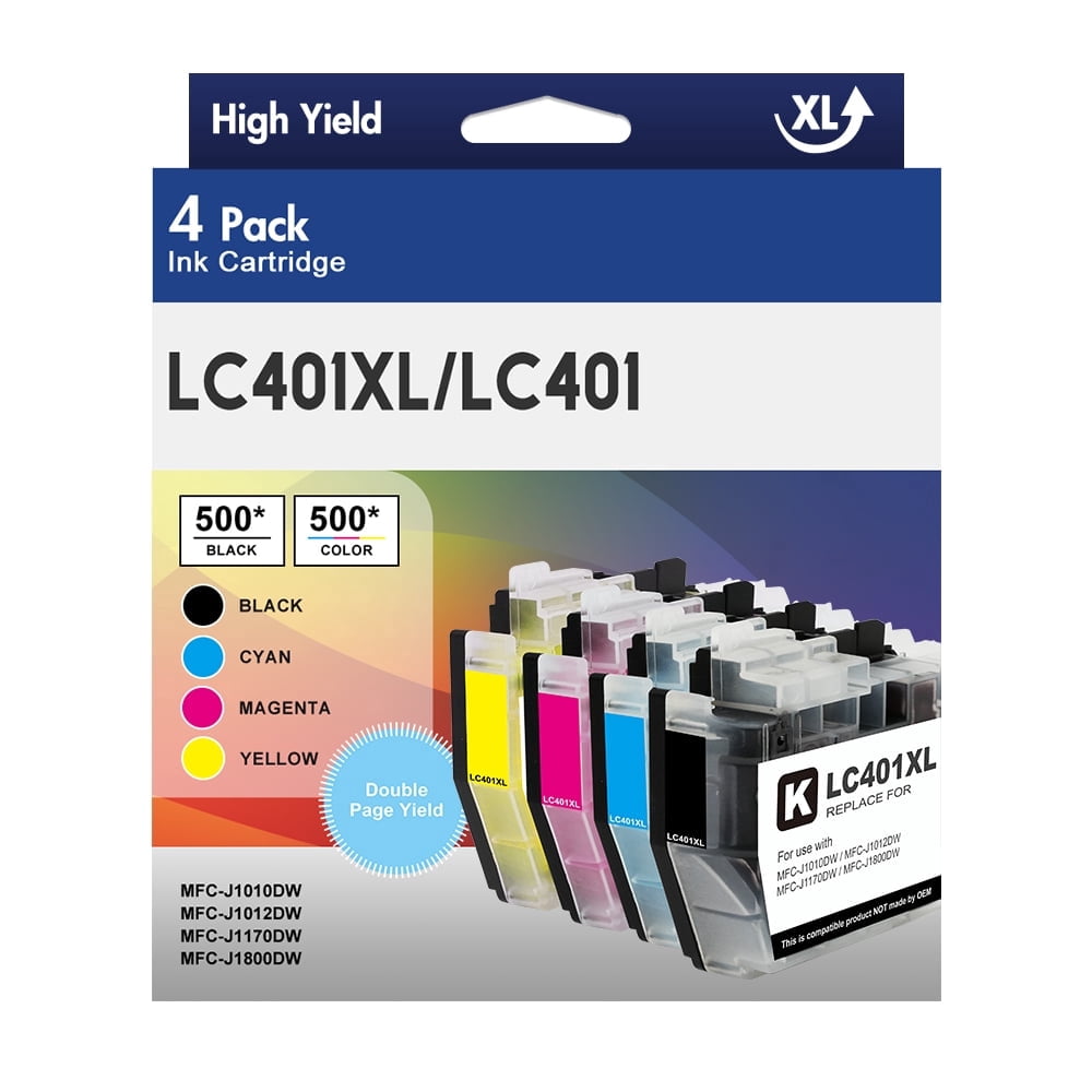 LC401 Ink Cartridge for Brother LC401 LC401XL Ink for Brother MFC ...