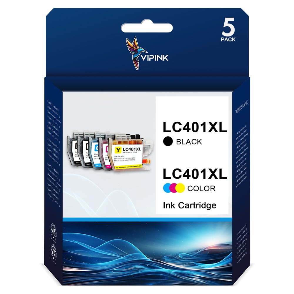 VIPink LC401XL Ink Cartridge for Brother LC401 LC401XL Ink for Brother ...