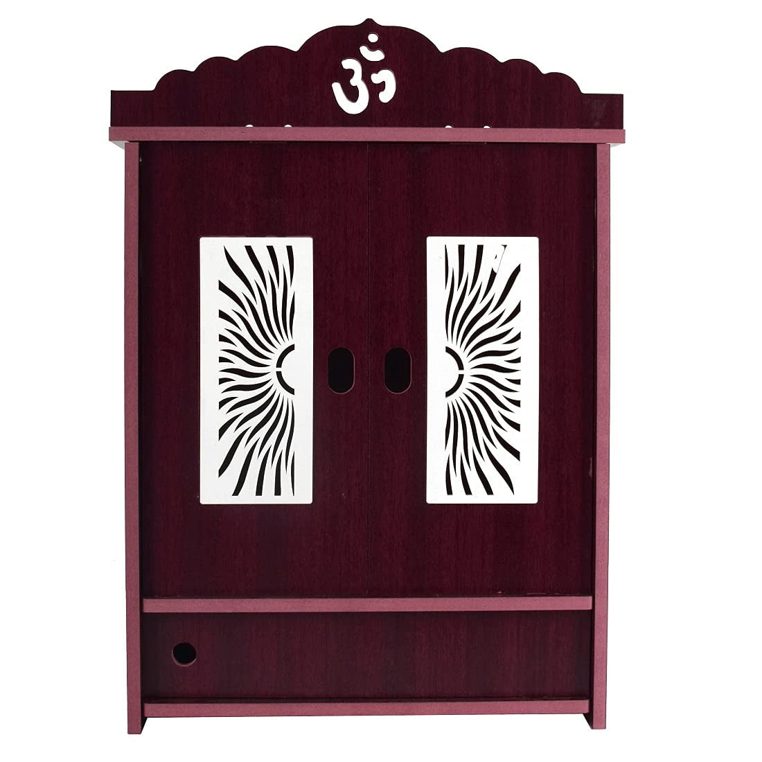 VIRADIYA Wooden Acrylic Door Temple for Home and Office Pooja Mandir for Home and Office Pooja ...