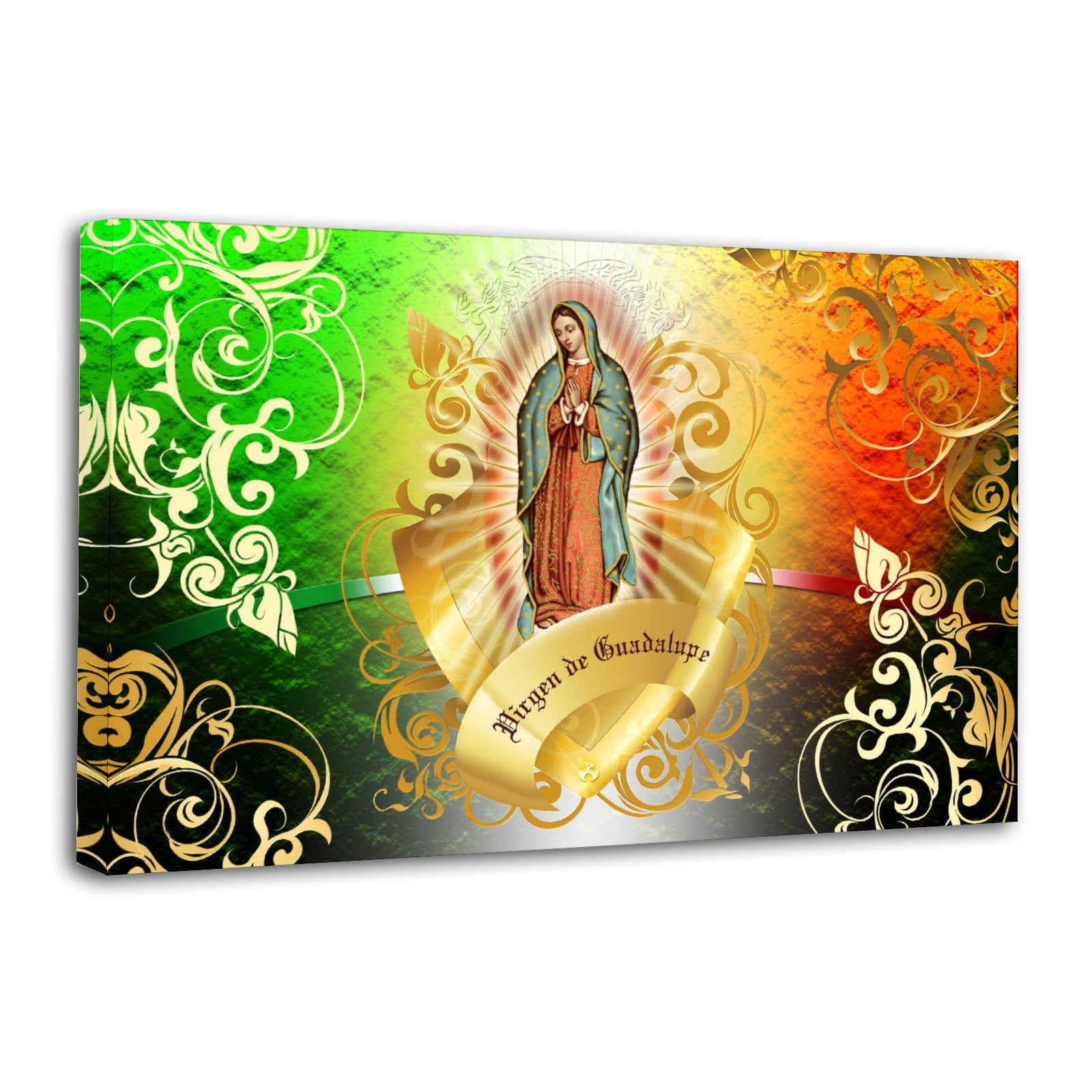 VIRGEN DE GUADALUPE VIRGIN MARY FULL COLOR Wall Art Poster Gifts ...