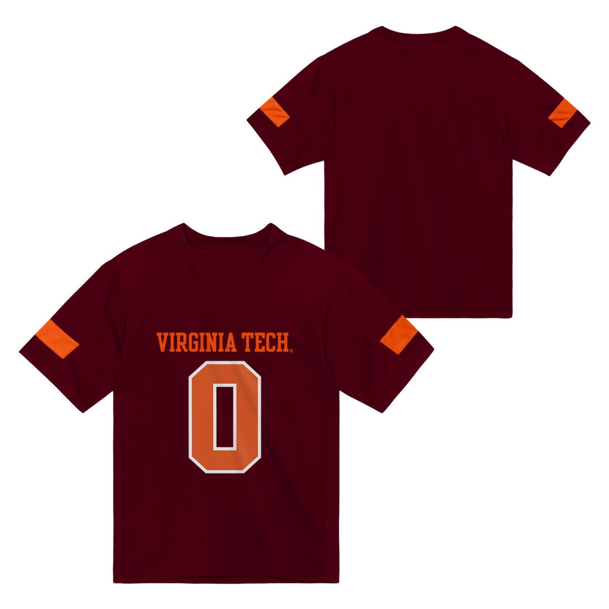 VIRGINIA TECH Boys Primry Color Synthetic JSY Football - Walmart.com