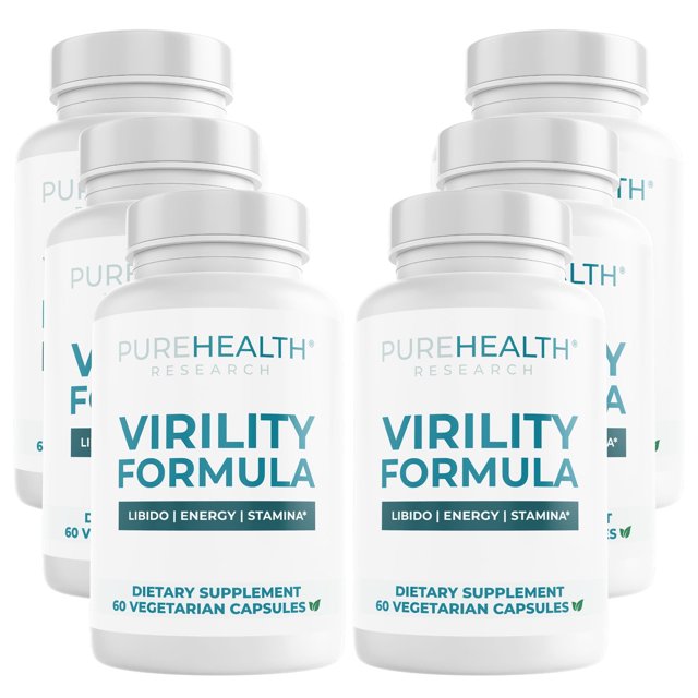 VIRILITY FORMULA by PureHealth Research x6 - Walmart.com