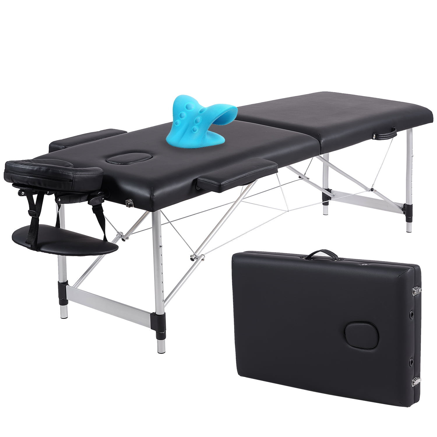 VIRRMO Professional Portable Massage Table,84 Inch, Aluminium Bed ...