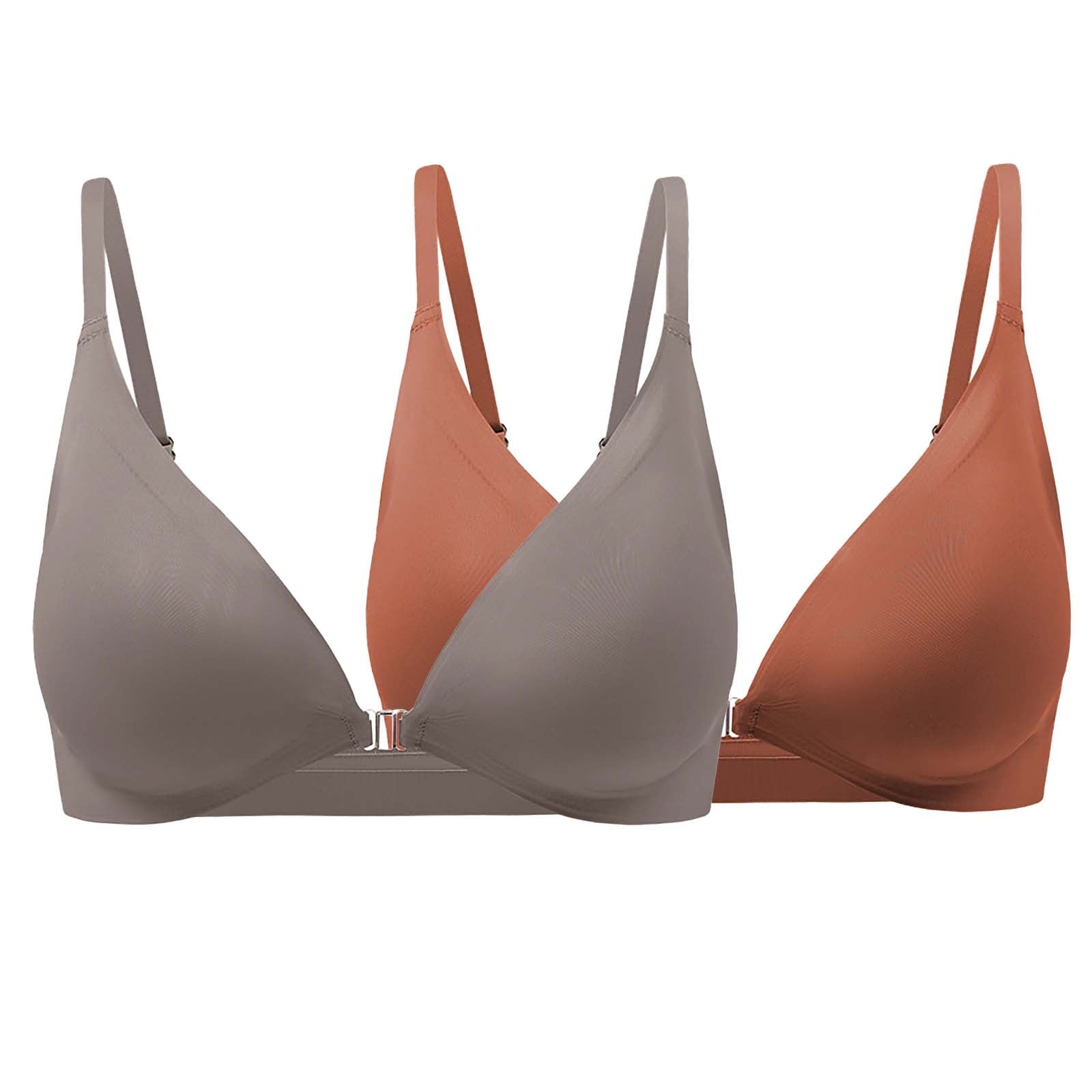 VISALY Balconette Bras Padded Bra Triangle Bralette Comfort Full ...