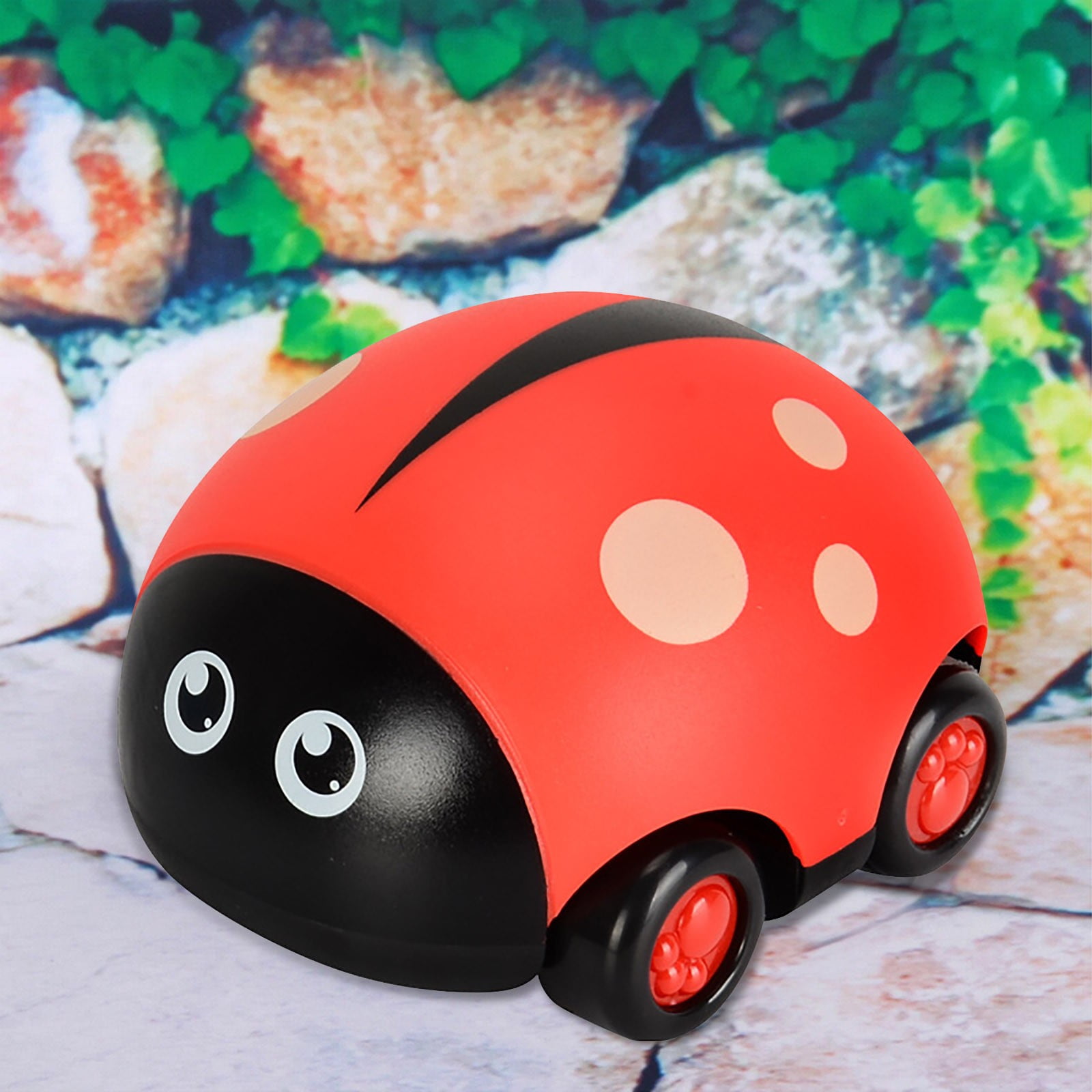 VISALY Cartoon Car Light Double Impact Car Toy Car Toddler Toys for 1 2 ...