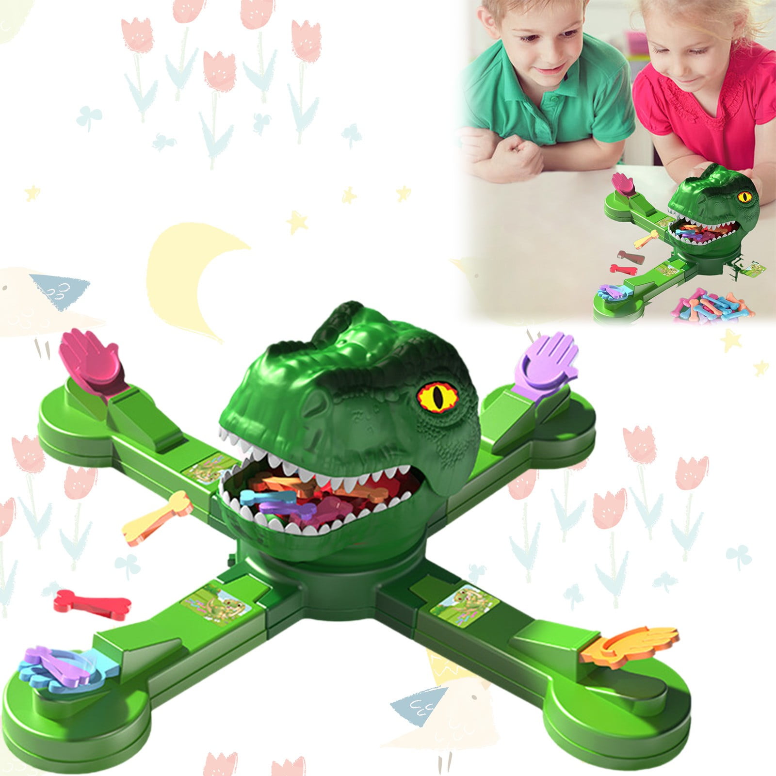 VISALY Children's Dinosaur Leisure Multi Person Interactive Fun Empty ...