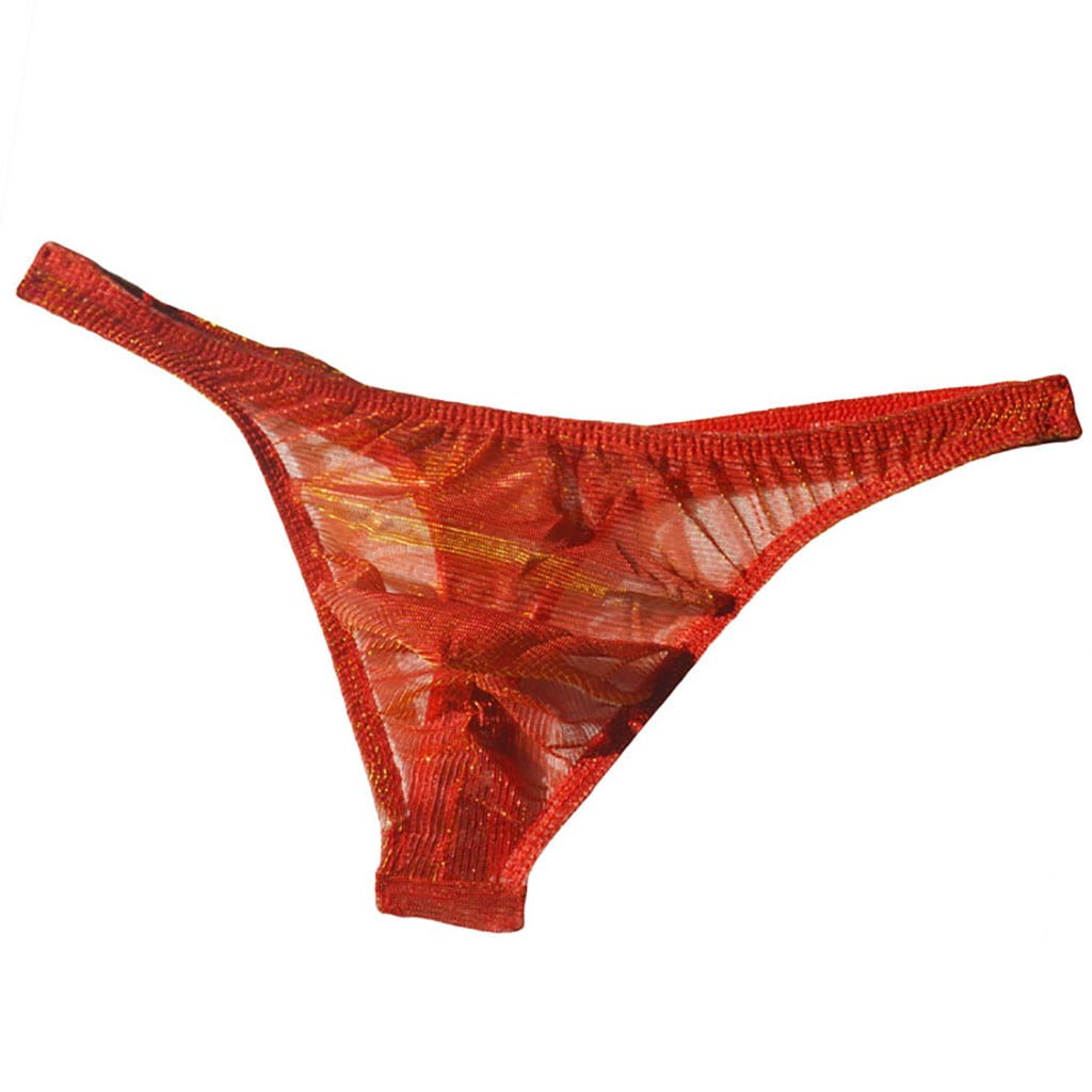 VISALY Color-Changing Men's Thong: Wick Silk Mesh Fabric, Temperature ...