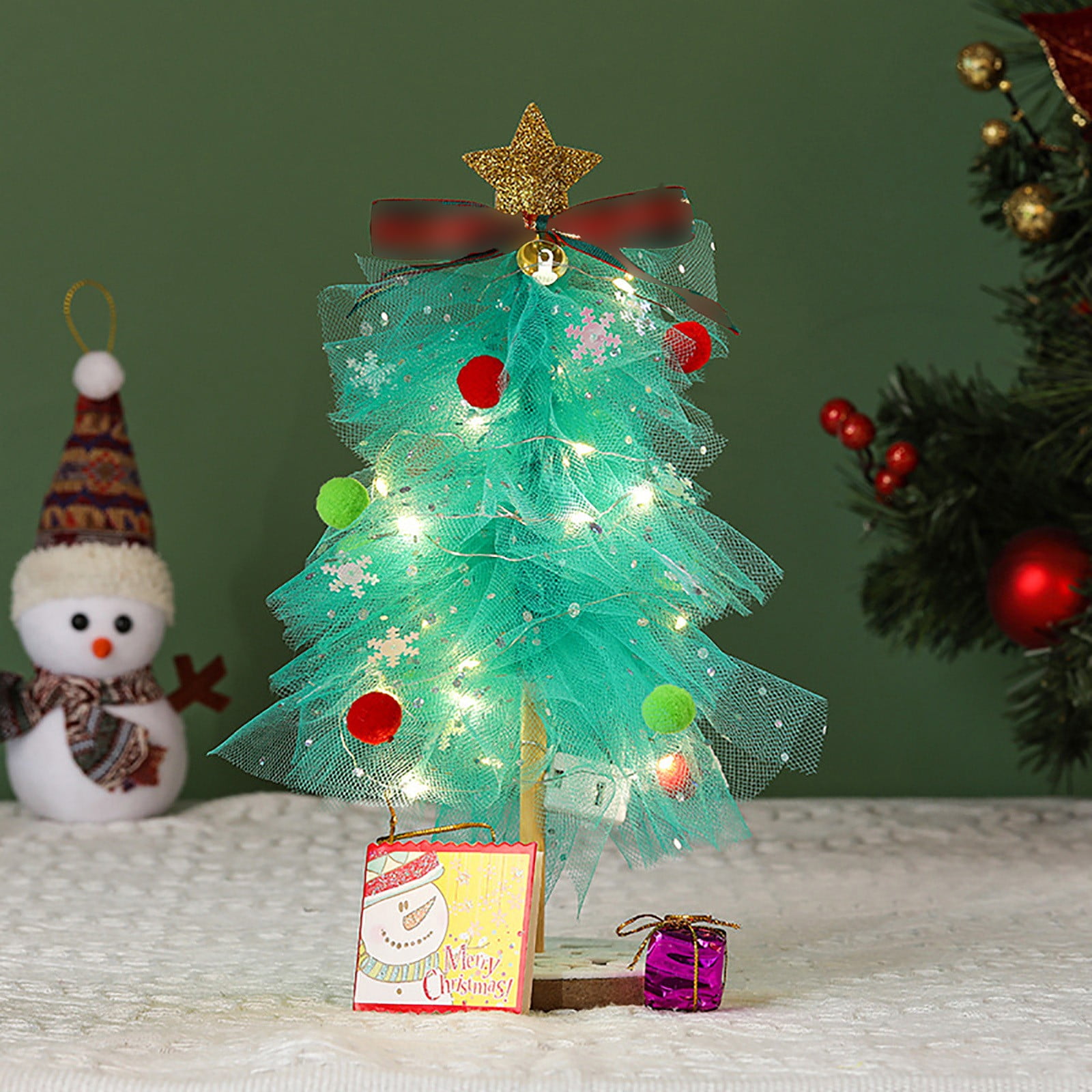 VISALY DIY Christmas Tree Craft Kit for Kids - Creative Handmade ...