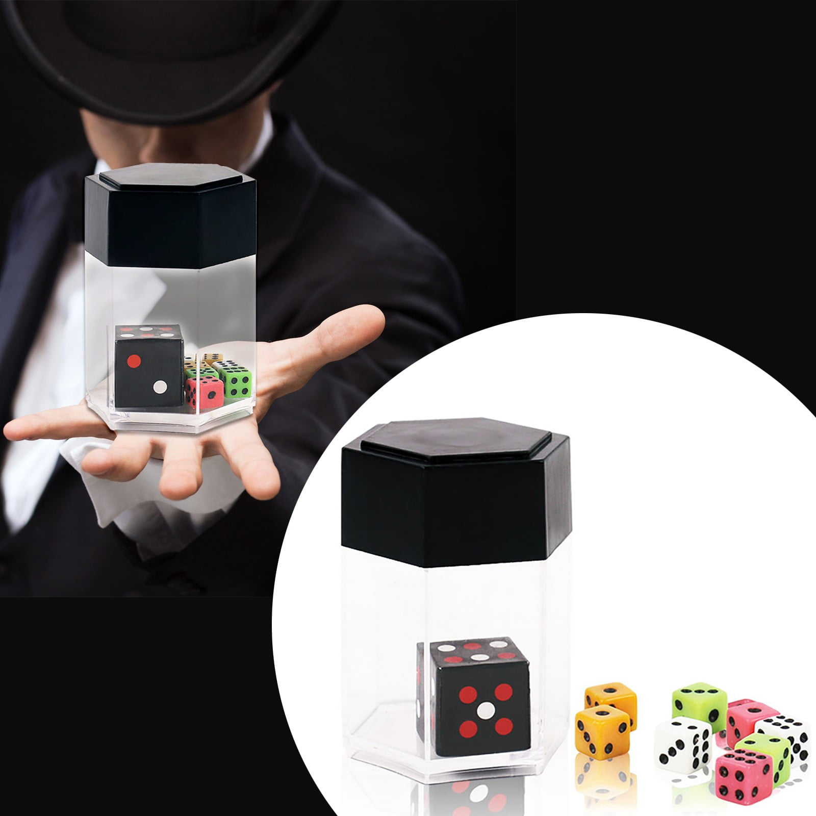VISALY Dice Dice Trick Dice Props Explosion Dice Easy Tricks for Kids ...