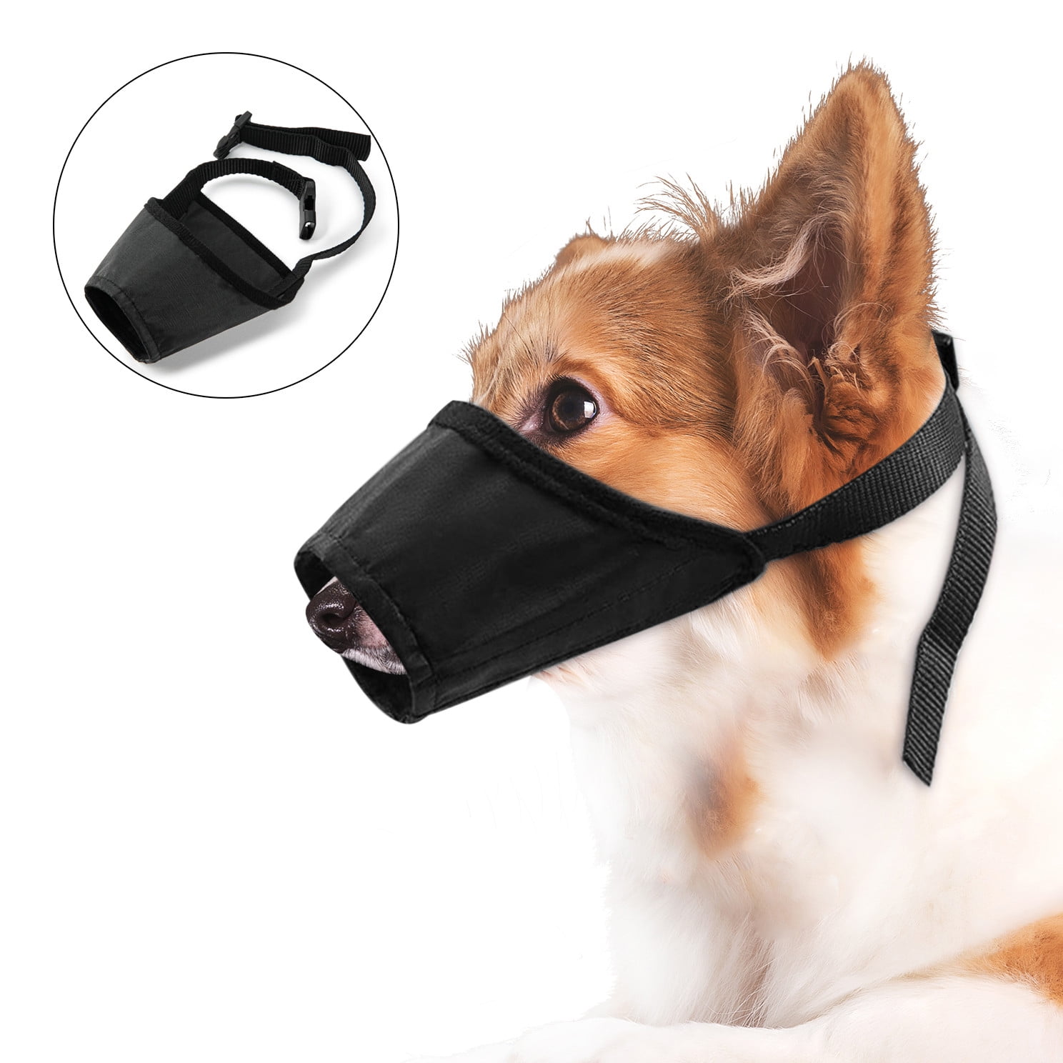 VISALY Dog Muzzle Guard, Secure, Prevents Biting Chewing, Pitbull ...