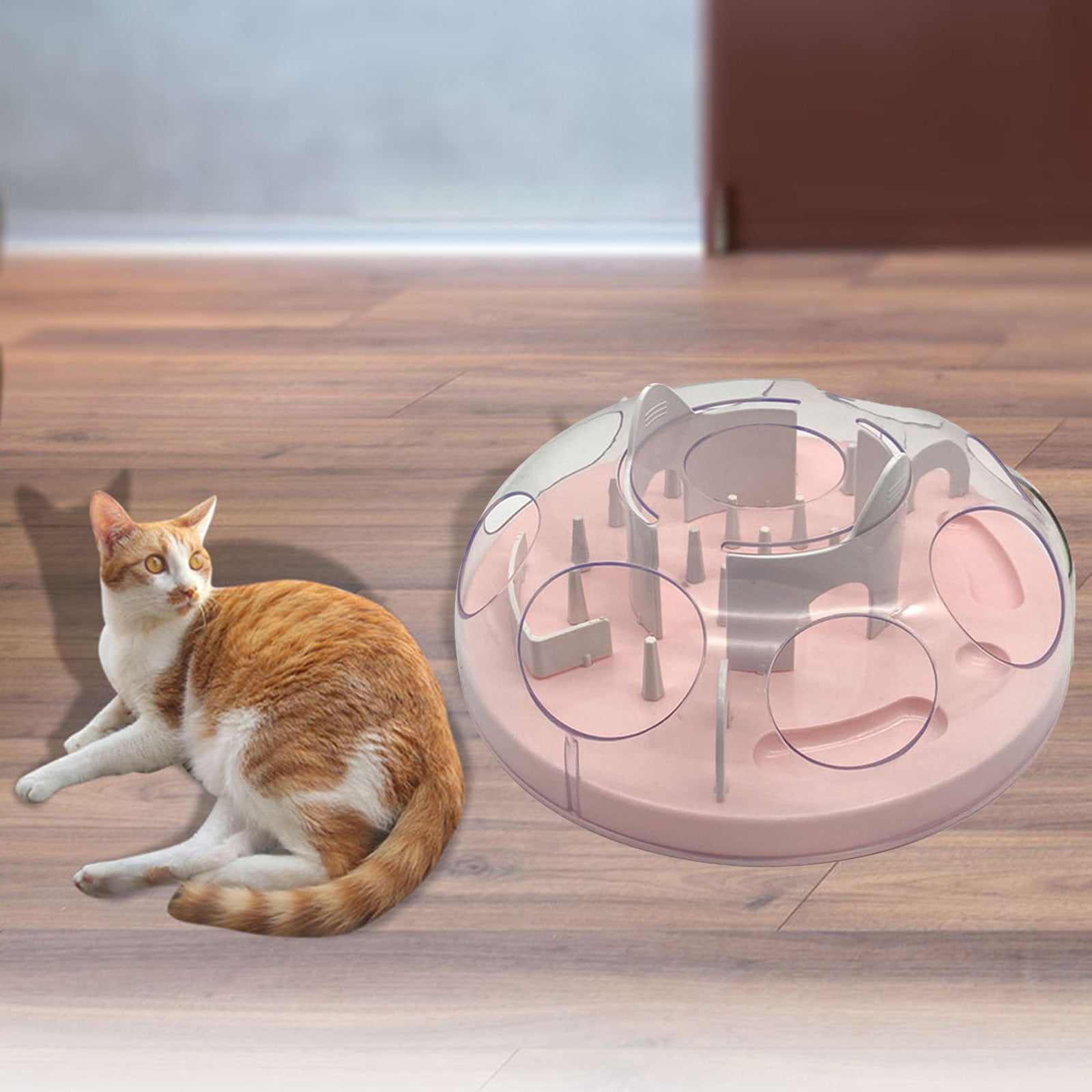 VISALY Interactive Cat Toy Maze Feeding Energy Consumption Cat Supplies ...