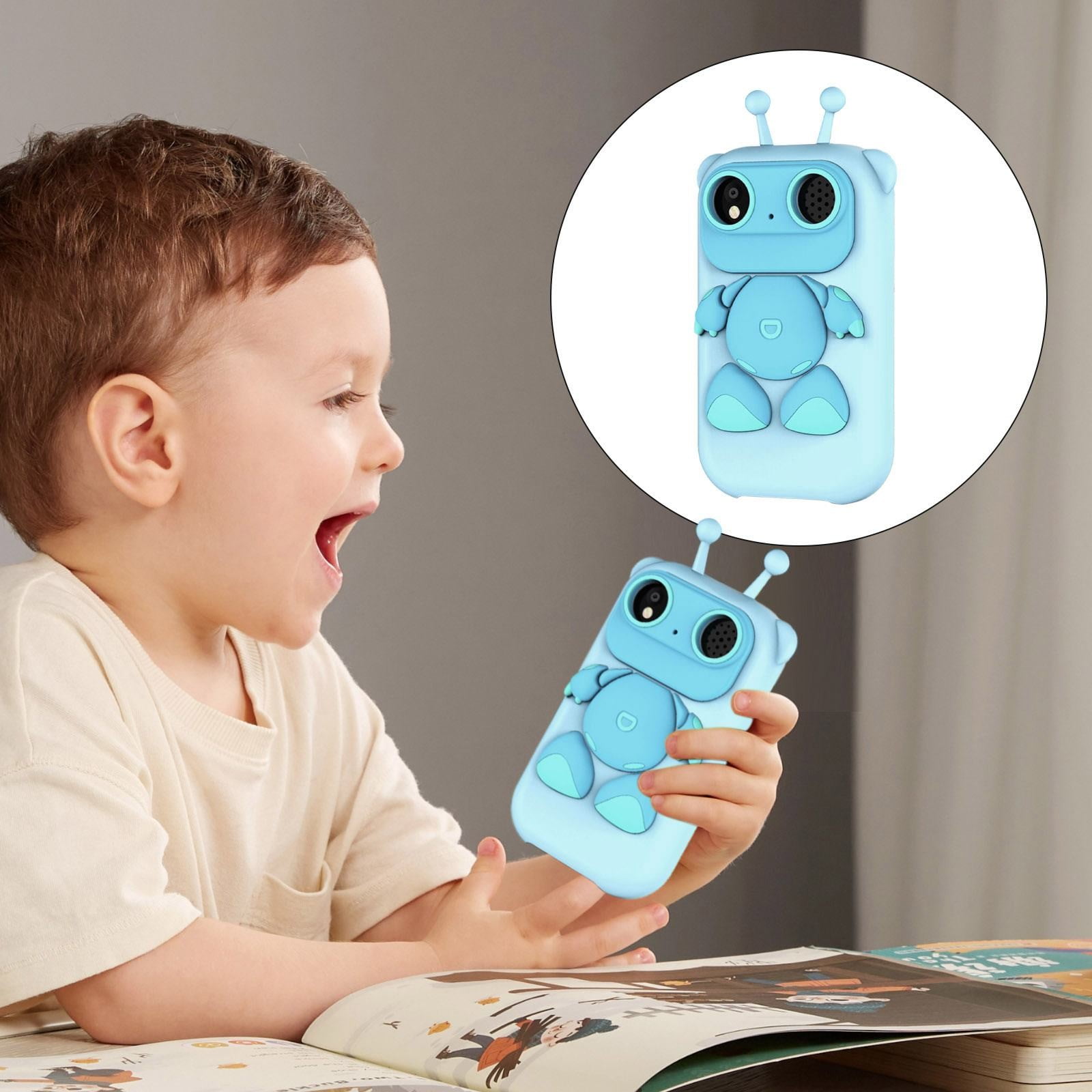 VISALY Kids Dinosaur Smartphone Toy - 2.8-Inch Touchscreen Camera for ...