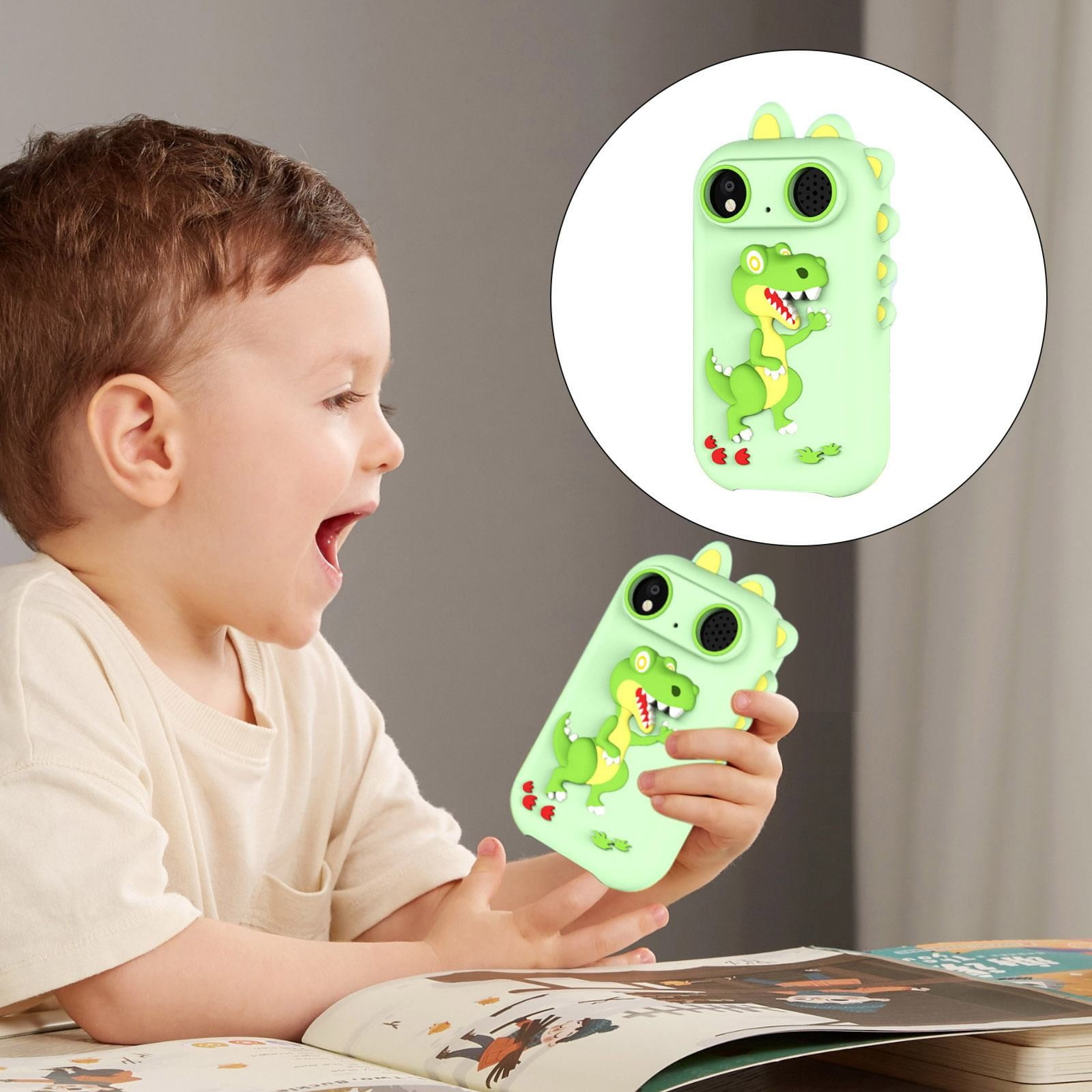 VISALY Kids Dinosaur Smartphone Toy - 2.8-Inch Touchscreen Camera for ...