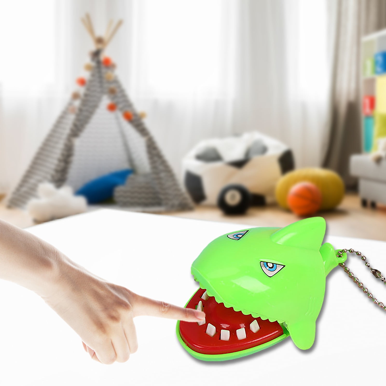 VISALY Novelty Practical Toy Large Mouth Dentist Biting Finger Jokes ...
