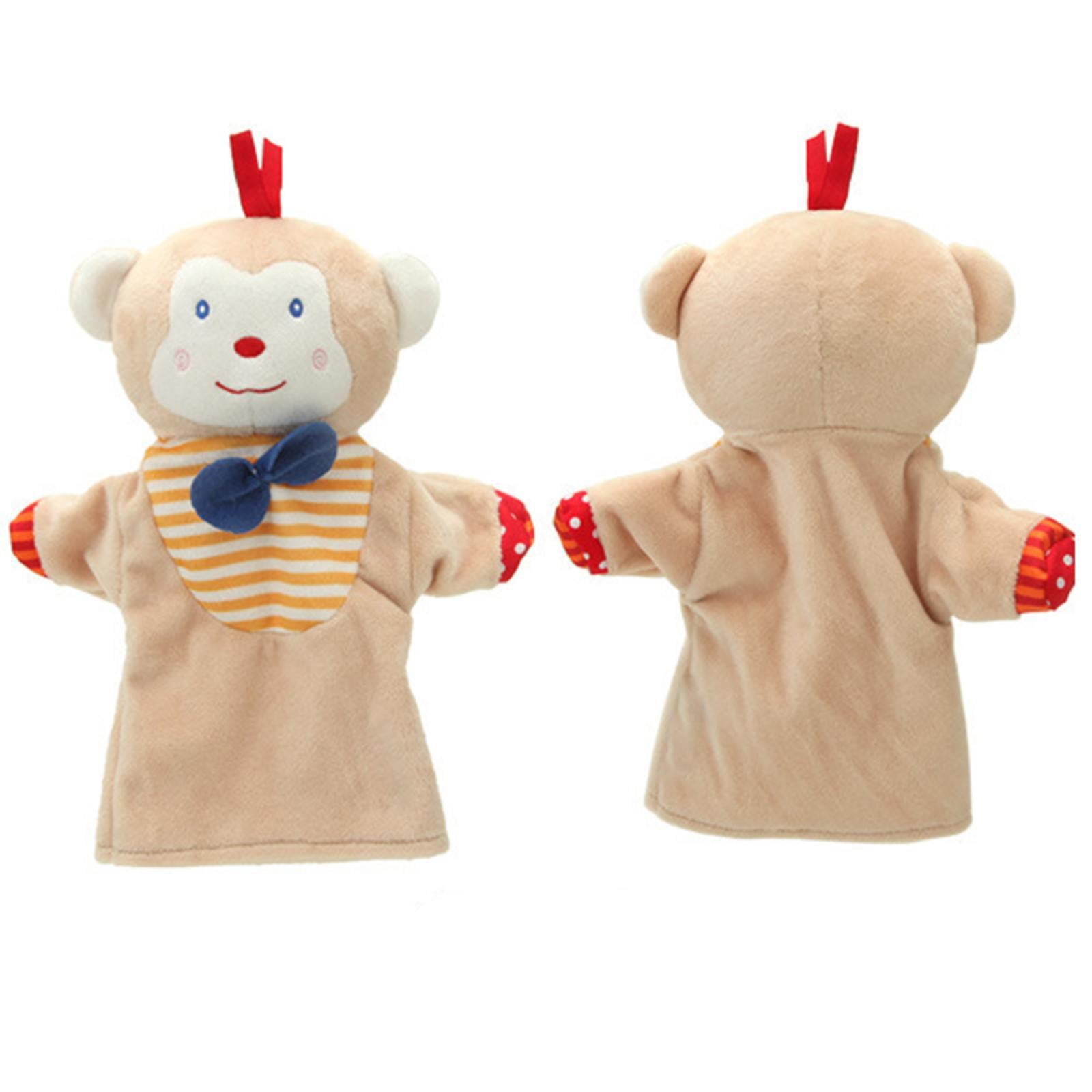 VISALY Plush Toy Kids Hand Puppets Role Play Finger Puppet Realistic ...