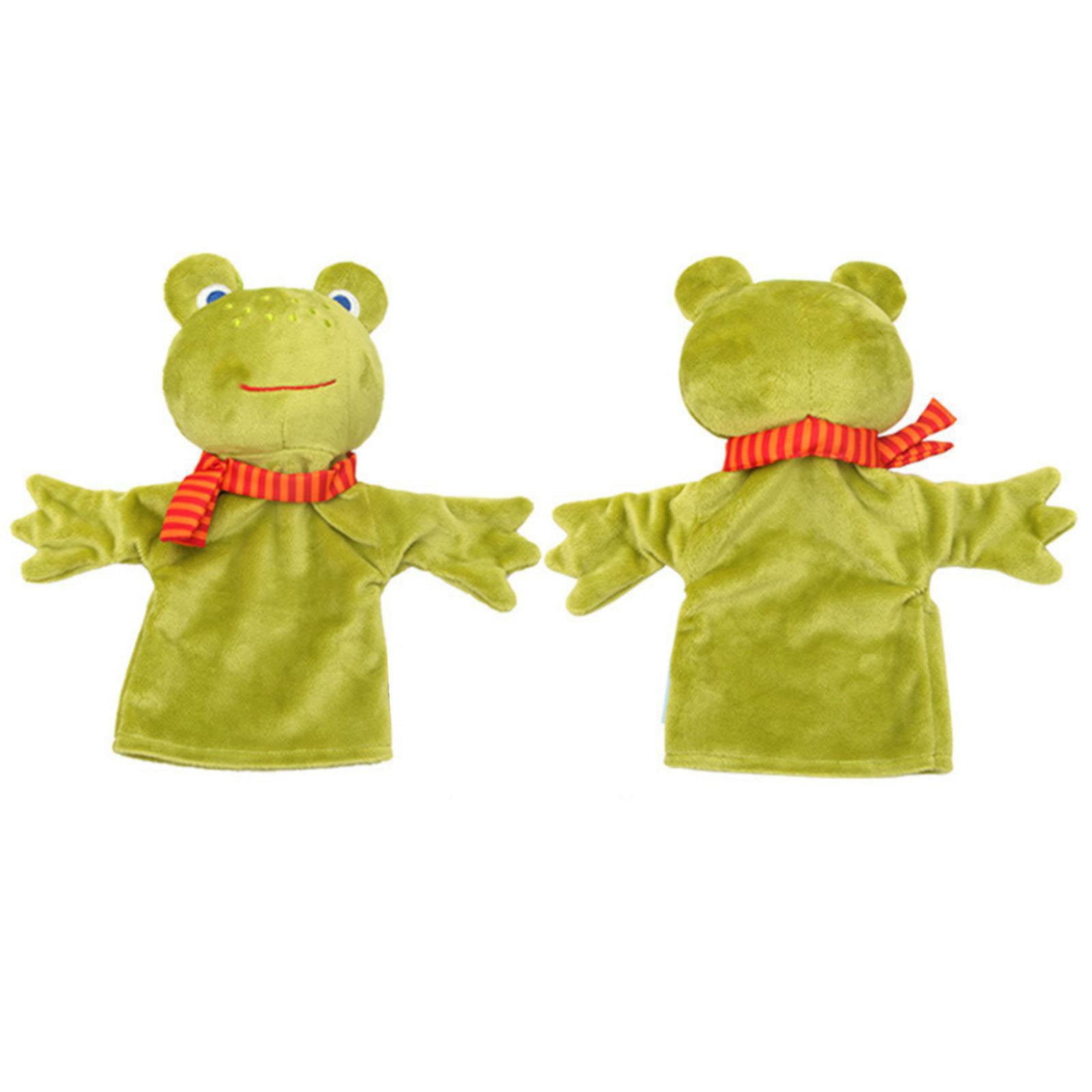 VISALY Plush Toy Kids Hand Puppets Role Play Finger Puppet Realistic ...